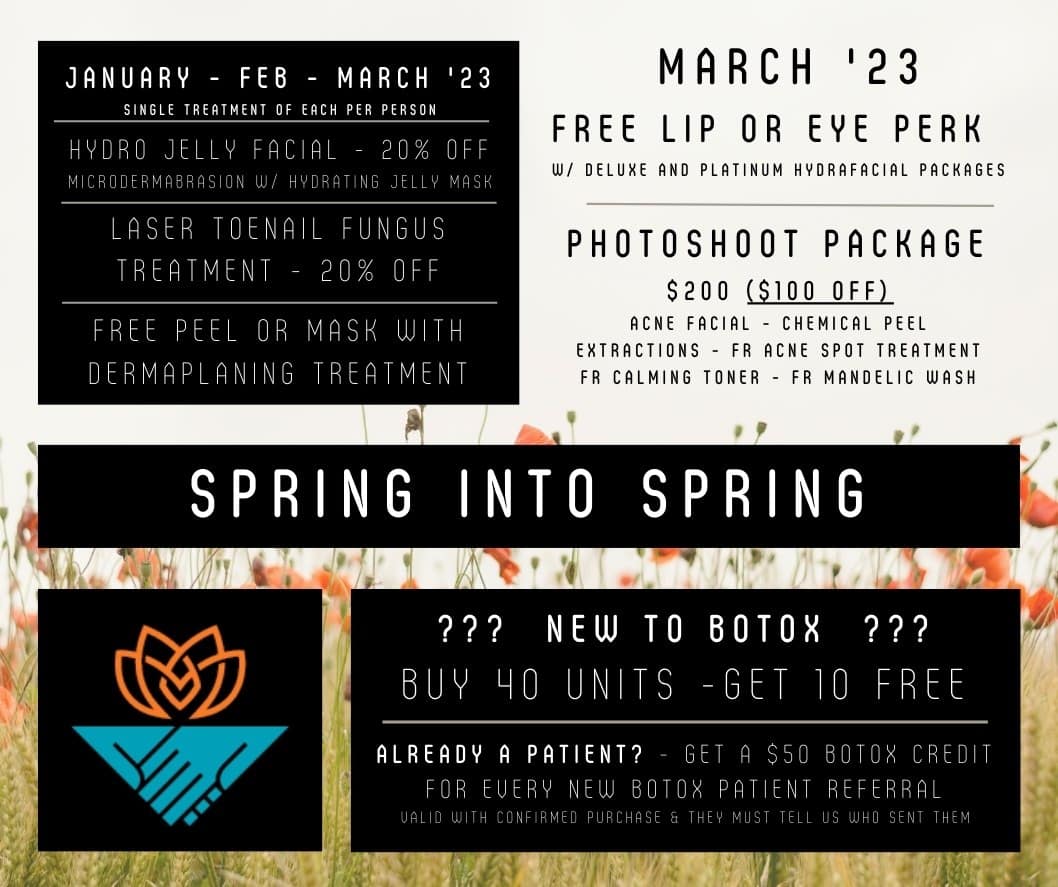 The BEST Monthly Spa Specials in Cedar Park - Fillers, Botox, Facials...